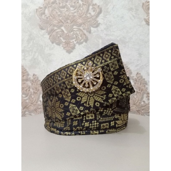 Tanjak MALAY FULL SONGKET PREMIUM MALAY HEADBAND WITH SPECIAL MALAY ...