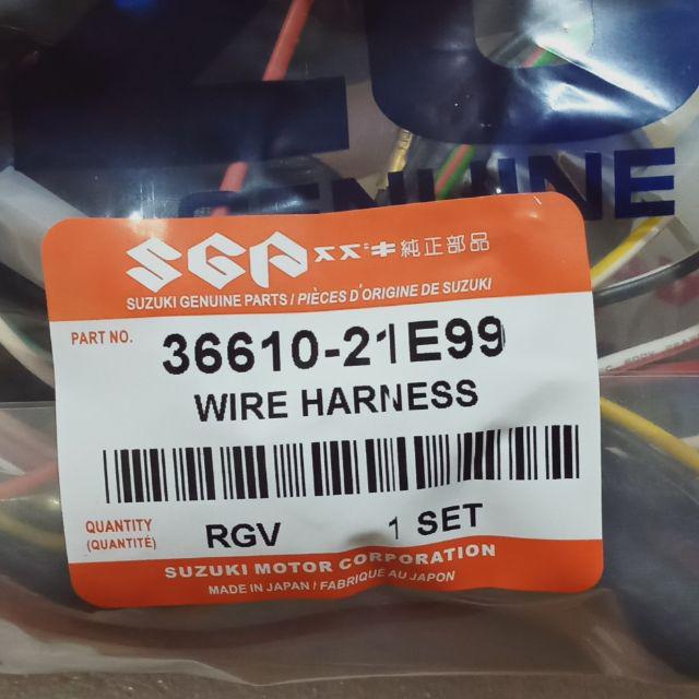 RG RGV TXR150 GAMMA PANTHER SUZUKI WIRING HARNESS FULL SET WAYER wiring ...