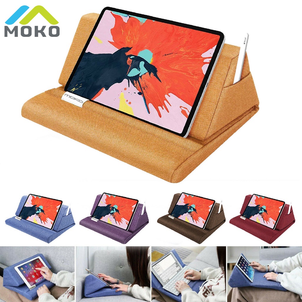 MoKo Tablet Pillow Stand, Soft Bed Pillow Holder Xmas Gift for up to 11 ...