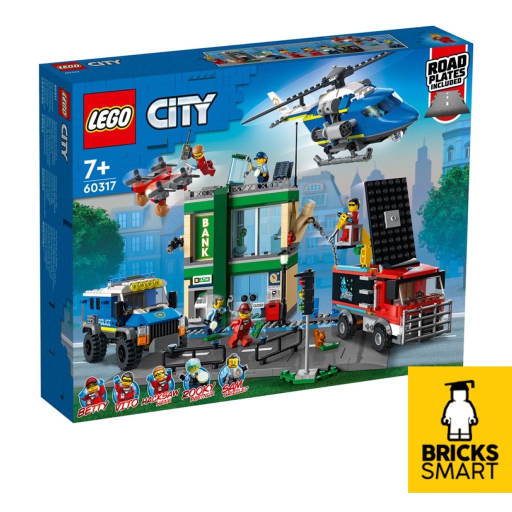 60317 LEGO City Police Chase at the Bank (915 Pieces) | Shopee Malaysia