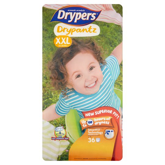 Drypers Drypantz Disposable Diaper Pants XXL 15-25kg 36 Pieces | Shopee ...