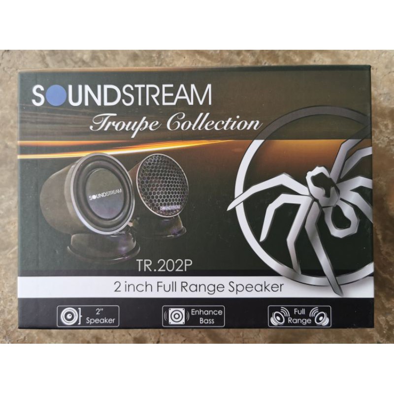 Soundstream TR.202P Full-Range Speaker with Rear Bass | Shopee Malaysia