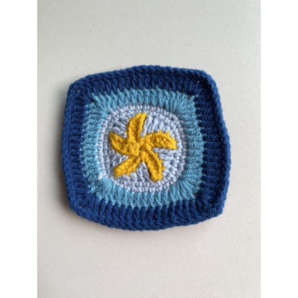 granny square series cup coaster /祖母格系列杯垫/ pengalas cawan granny square ...