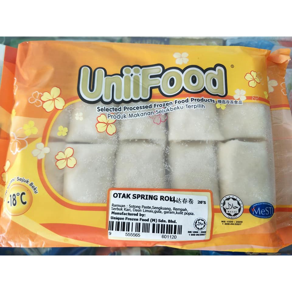 Uniifood Premium Otak Spring Roll 450g Frozen Halal | Shopee Malaysia