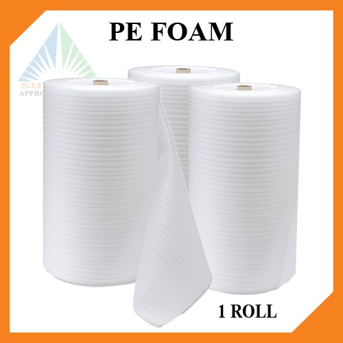 PE FOAM ROLL 1.0M X 150M X 2.0MM WHITE | Shopee Malaysia