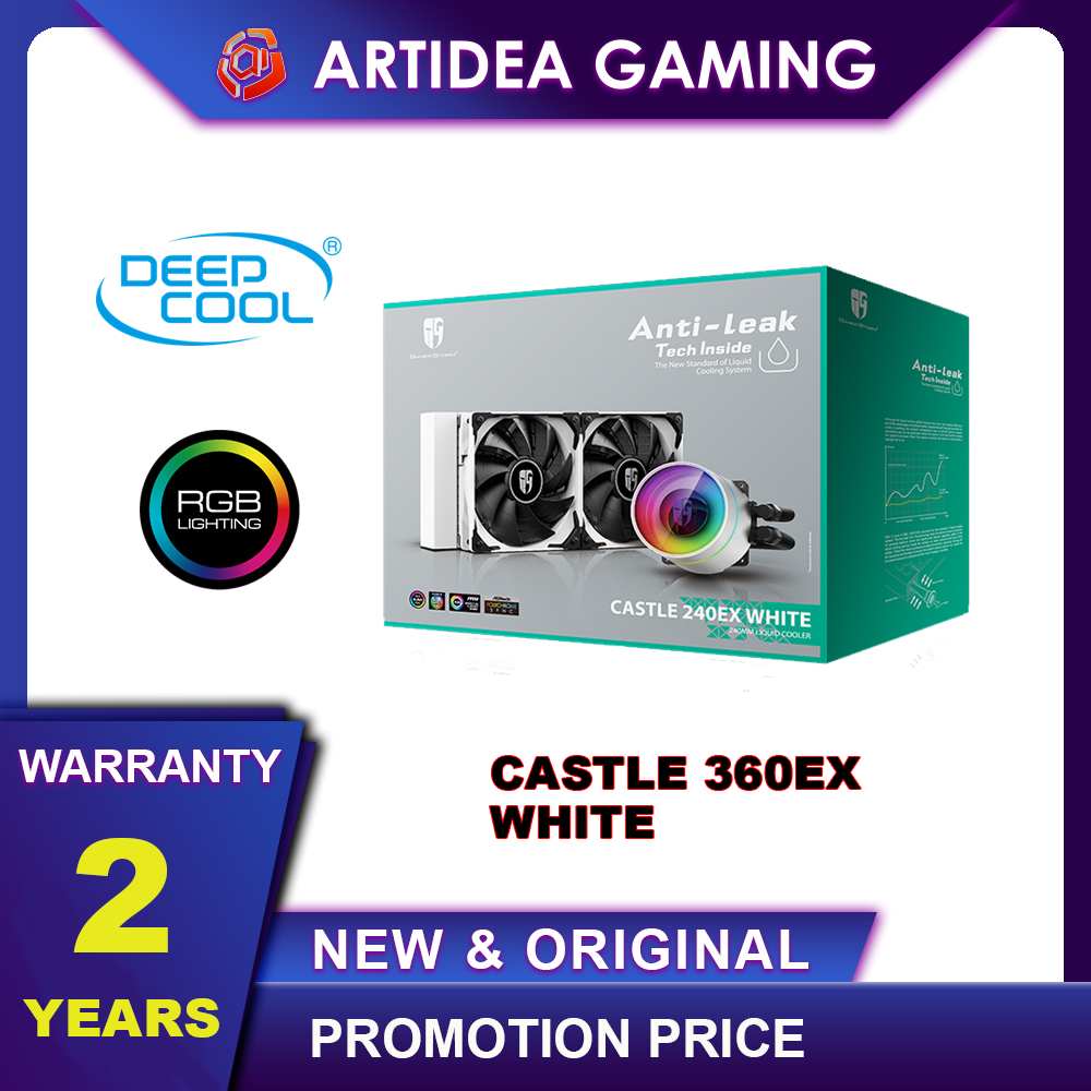 DEEPCOOL CASTLE 240EX WHITE AIO LIQUID COOLER | DP-GS-H12W-CSL240EXWH ...