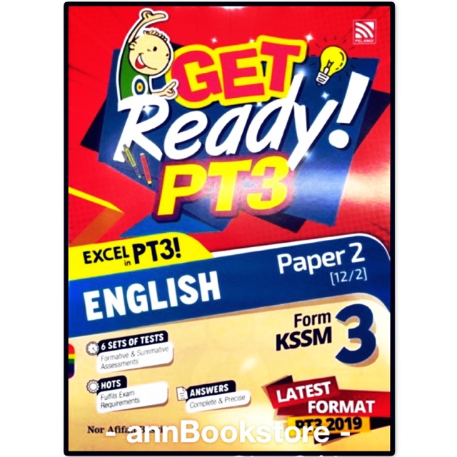 BUKU LATIHAN GET READY! PT3 ENGLISH - Paper 2 FROM KSSM 3 | Shopee Malaysia