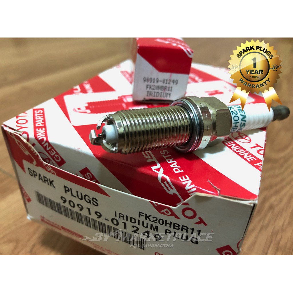 90919-01249 (FK20HBR11) Toyota Iridium spark plug for Mark-X, Lexus LS250 2.5 | Shopee Malaysia