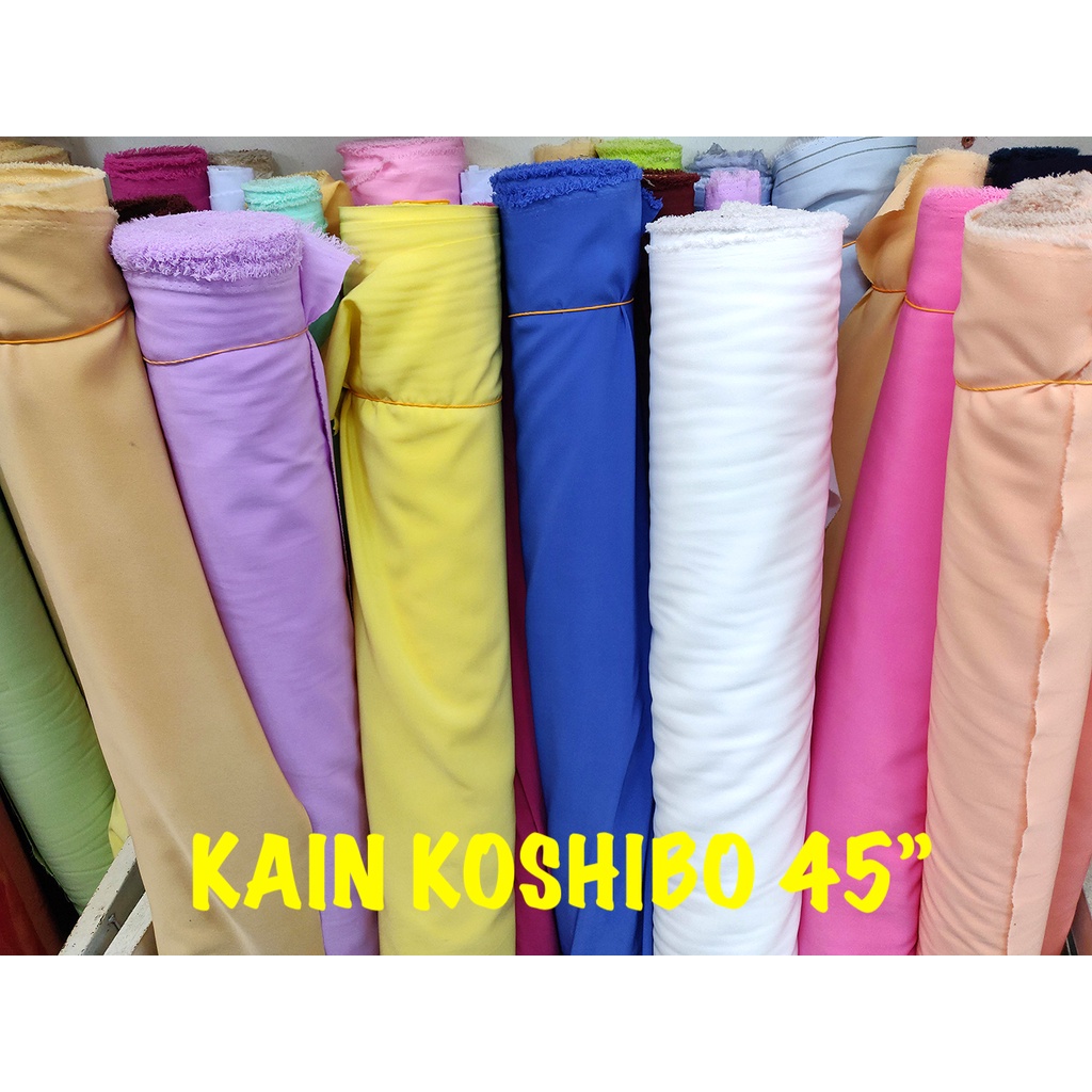 {DIY FABRICS} Kain Koshibo 45" - SESUAI UNTUK BUAT BAJU | Shopee Malaysia