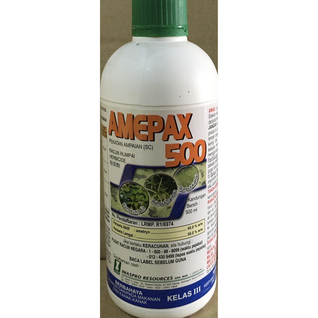 * ORIGINAL * Imaspro Amepax 500 500ml / racun rumput / rumput sambau ...