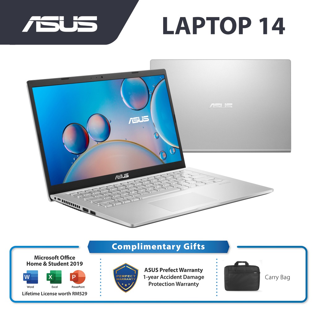 ASUS LAPTOP 14 (M415D-AEB828TS) R3-3250U/ 4GB RAM/ 256GB SSD/ 14' FHD ...