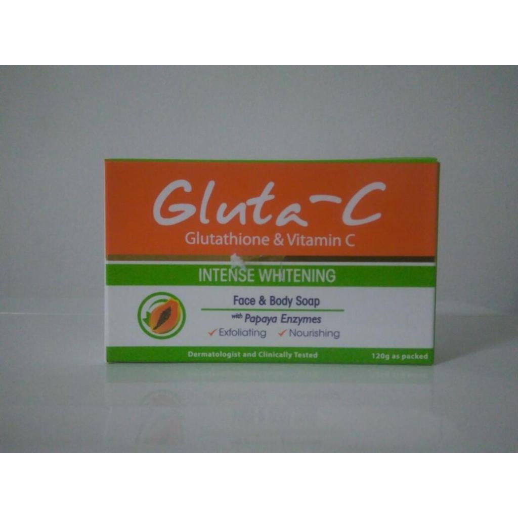Gluta C Soap 120 grams Glutathione and Vitamin C Face and Body Soapluta ...