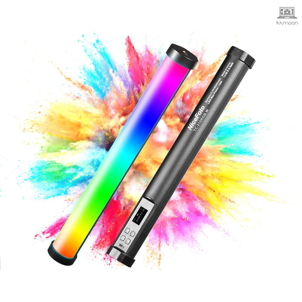 NiceFoto TC-210RGB RGB LED Full Color Light Tube Portable Fill Light ...