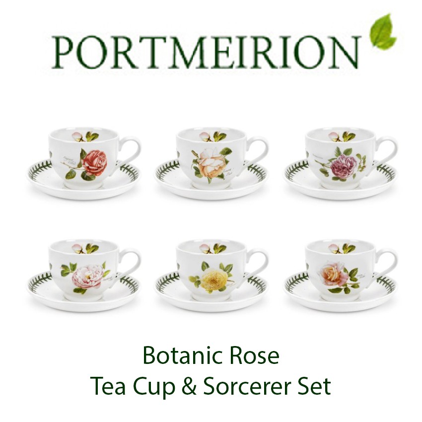 Portmeirion Botanic Rose Tea Cup & Sorcerer Set | Shopee Malaysia