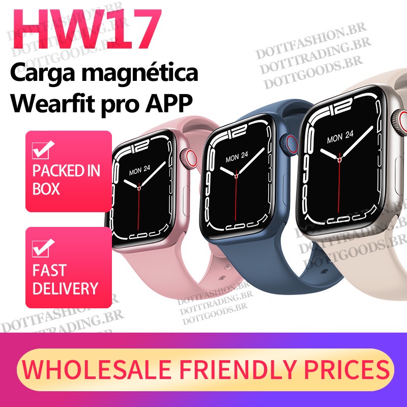 Smart Watch HW17 with Heart Rate and Blood Pressure Monitor with Real Time Positioning Alipay ...