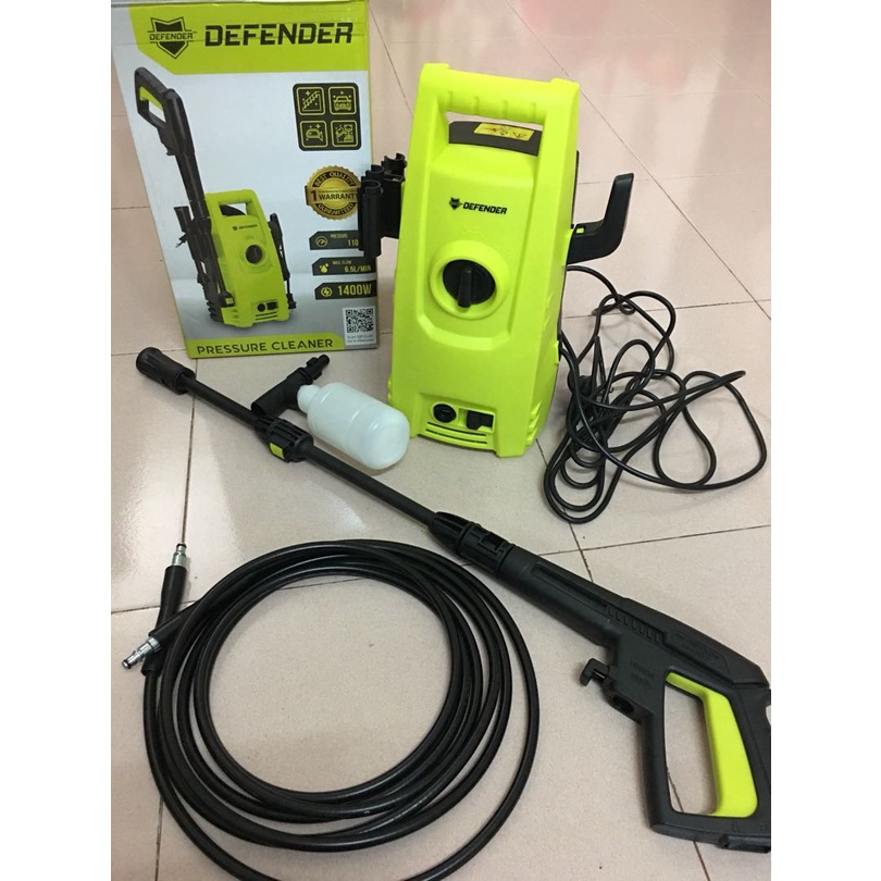 DEFENDER 1400W Water Jet High Pressure Water Sprayer Snow Foam Gun Car ...