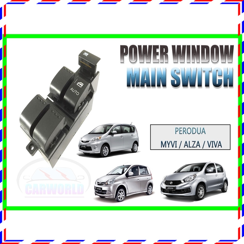Perodua Myvi/Alza/Viva Power Window Main Switch | Shopee Malaysia