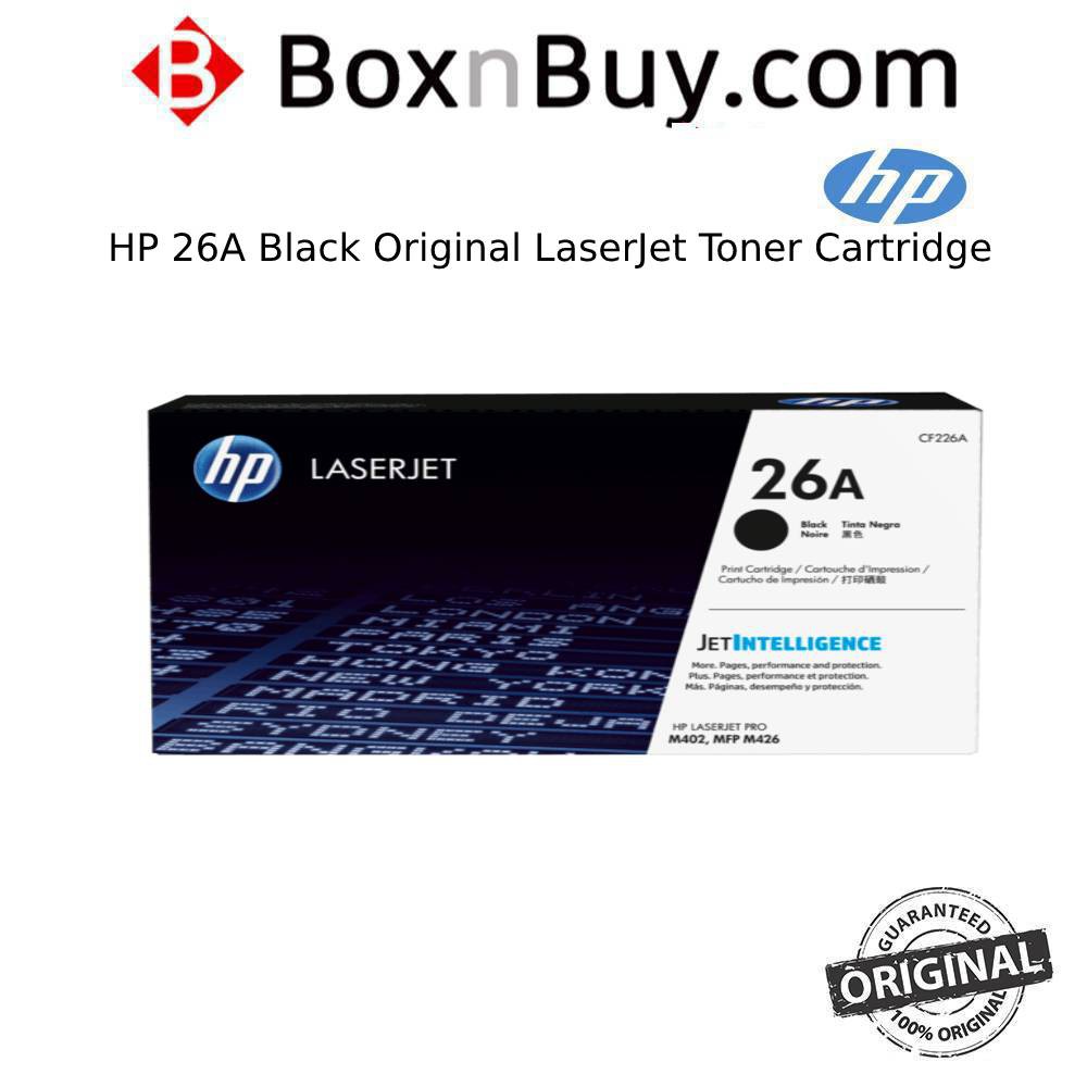 HP 26A Black Original LaserJet Toner Cartridge | Shopee Malaysia