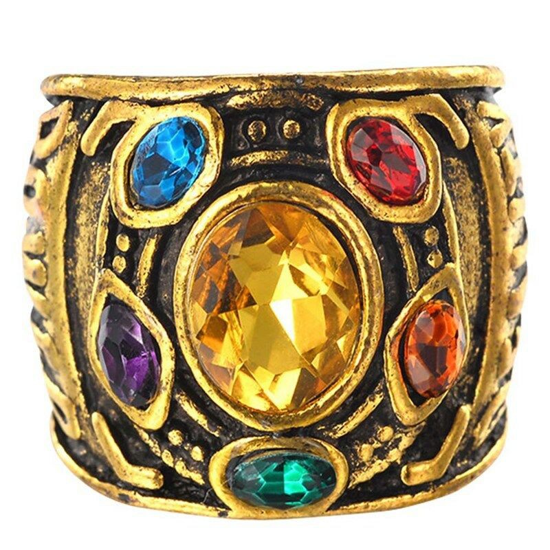 Infinity THANOS Gauntlet POWER RING Avengers The Infinity War Stones ...
