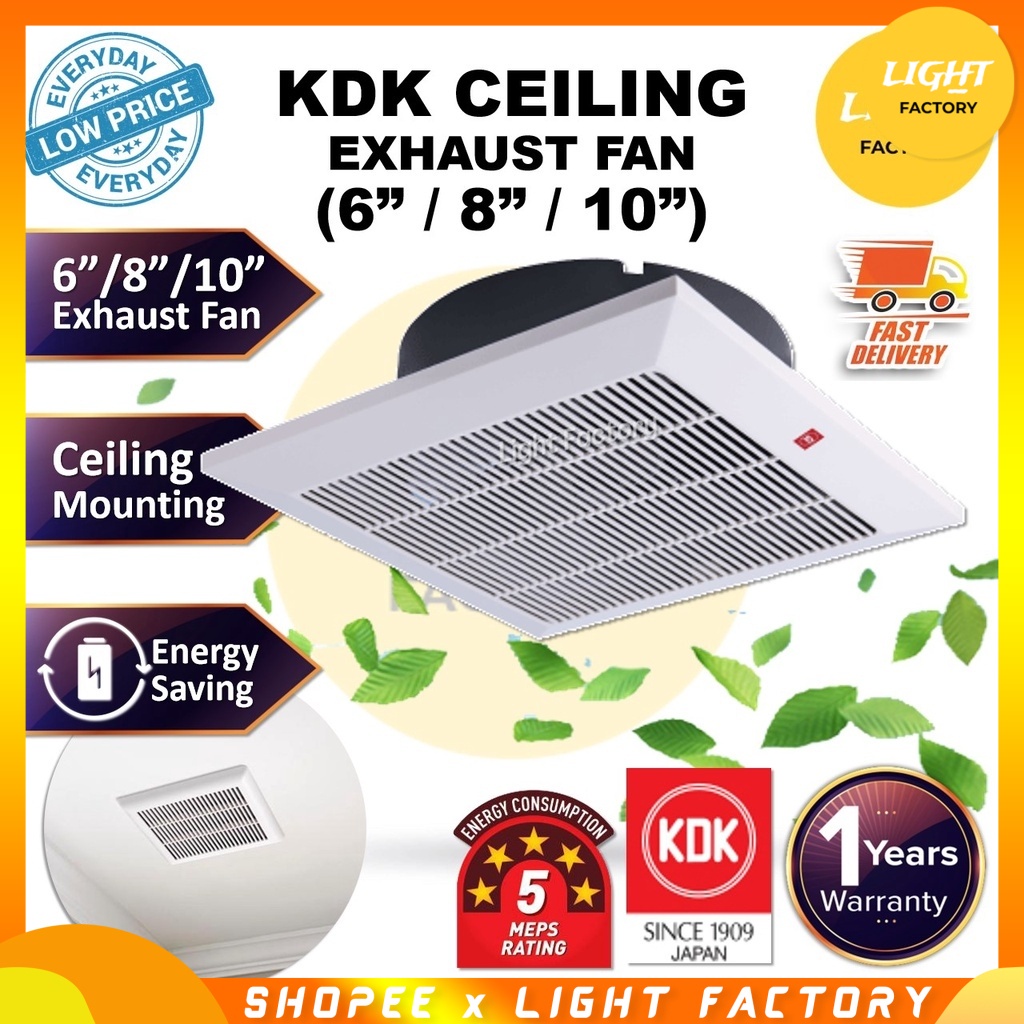 Kdk Ceiling Mounted Propeller Exhaust Fan | Shelly Lighting