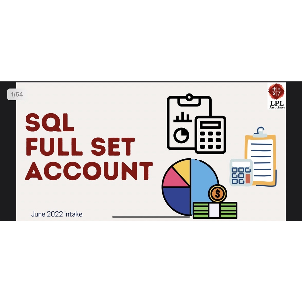 SQL Full Set Account Course | Shopee Malaysia