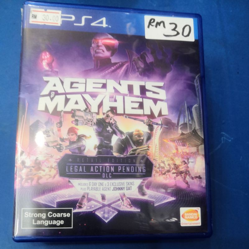 Ps4 agents mayhem (USED) | Shopee Malaysia