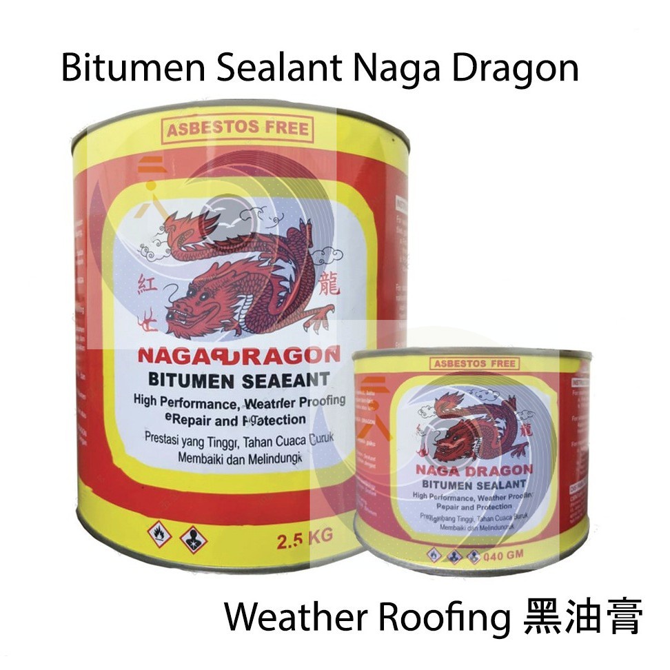 [READY STOCK] Bitumen Sealant Naga Dragon Bitumen Sealant 440g 2.5kg ...