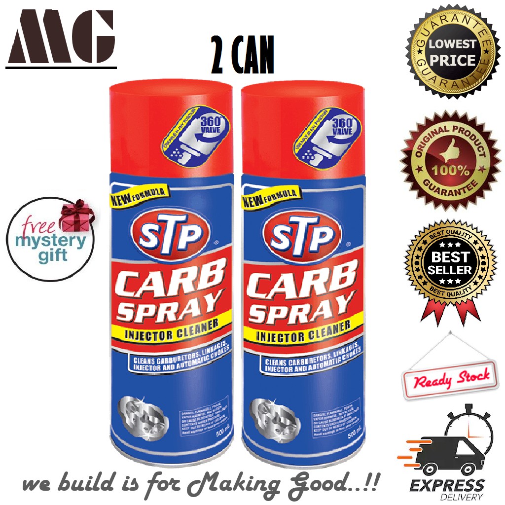 STP CARB SPRAY & INJECTOR CLEANER X 2 CAN 500ML. ORIGINAL GENUINE ...