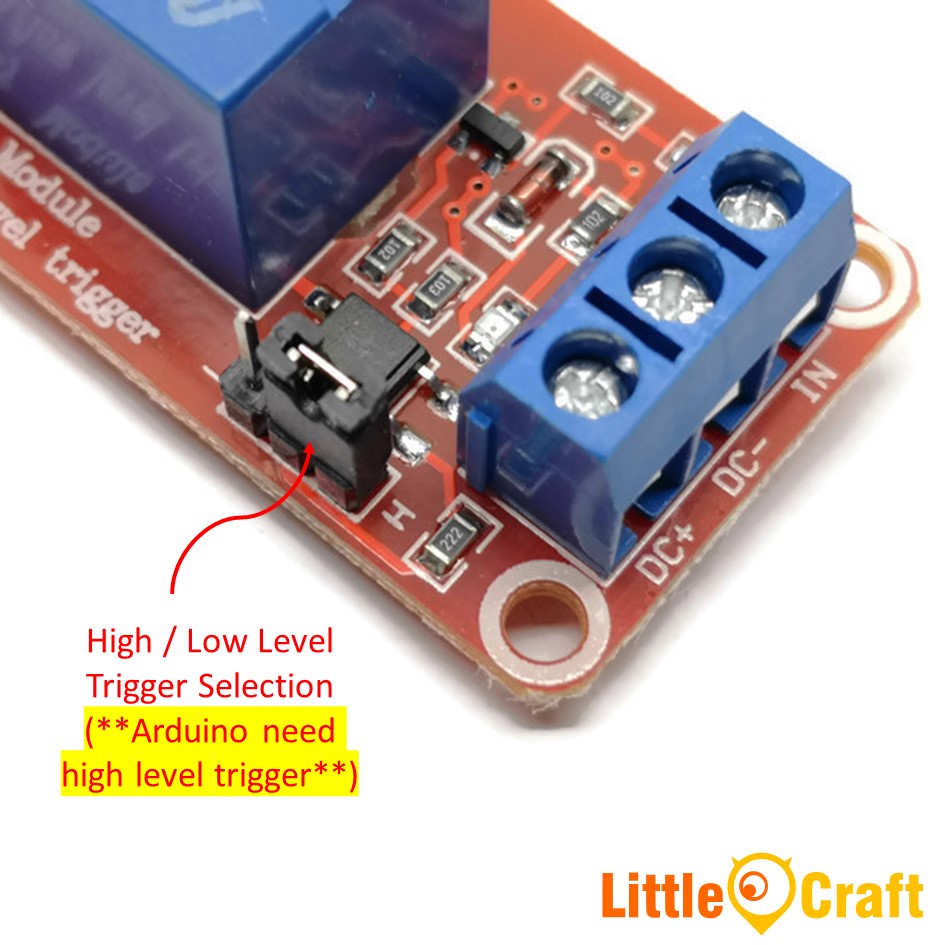 5V Isolated Relay Module With Low / High Level Trigger 1 Channel 2 ...