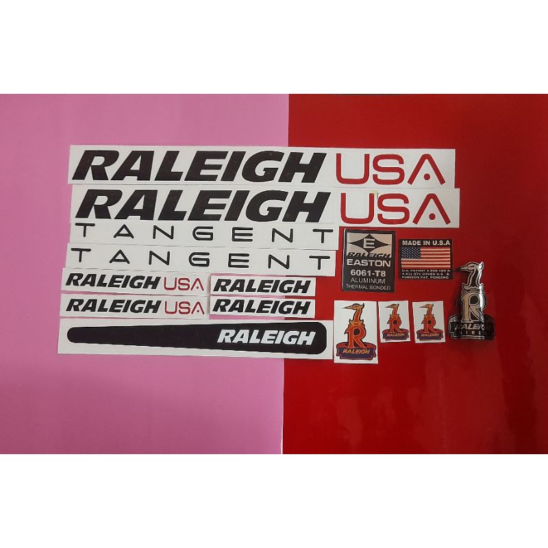 Custom Raleigh Bike Emblem+Raleigh Bike Sticker | Shopee Malaysia