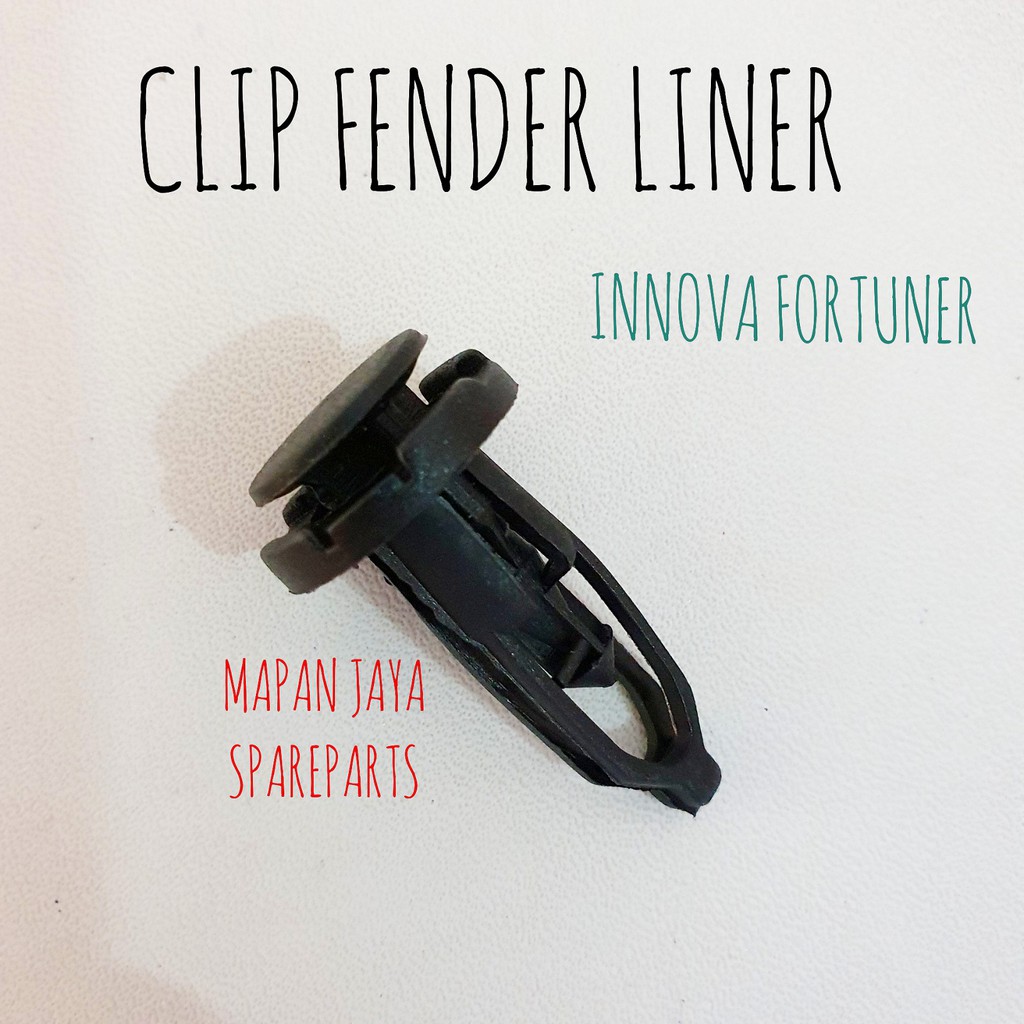 FENDER LINER BUMPER CLIP INNOVA | Shopee Malaysia