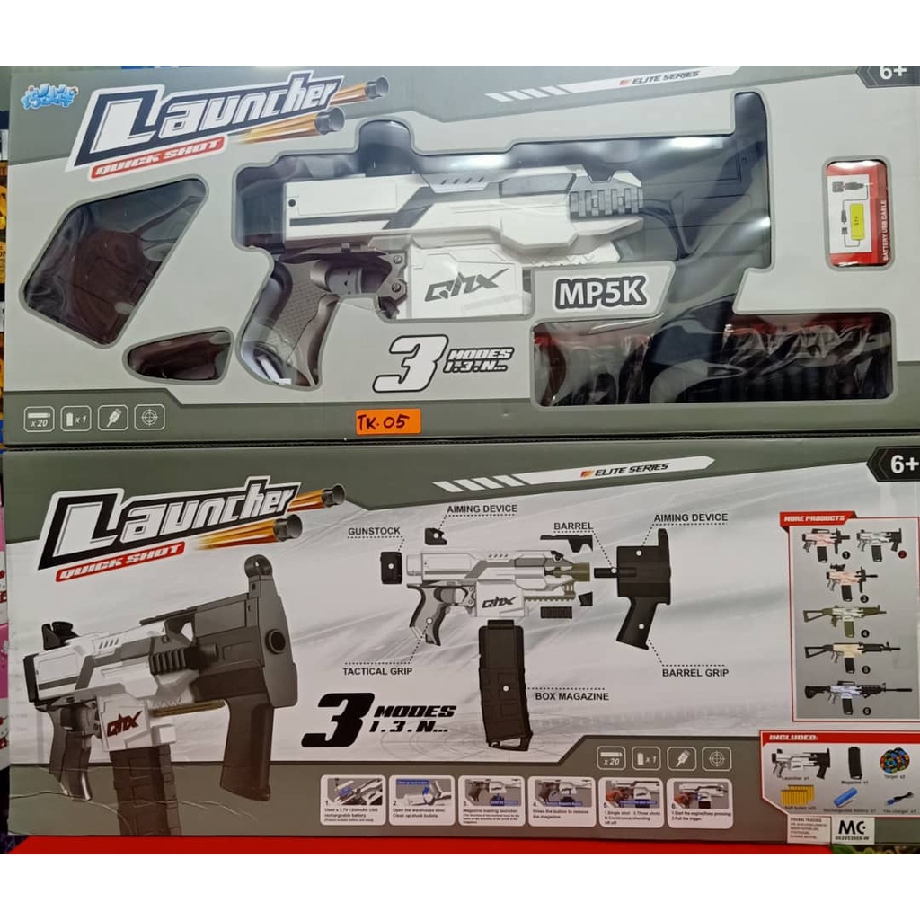 Launcher Quick shot / Automatic Soft Missile Launcher | Shopee Malaysia