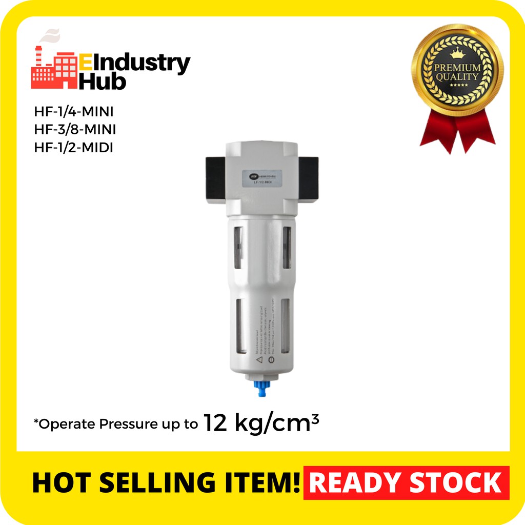 FESTO Type HF-1/4-MINI Pneumatic High Pressure Lubricator Water ...