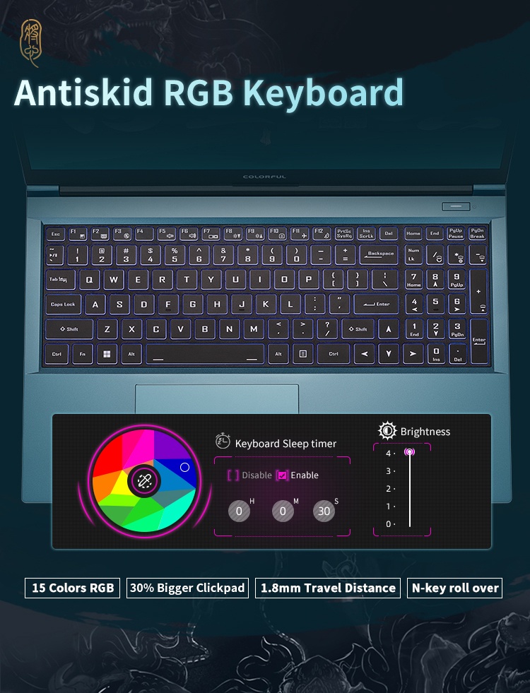 COLORFUL LAPTOP GAMING X15 XS 22 (I5-12500H 16GB(8X2) 512GB SSD NVME ...