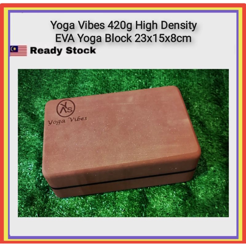 Yoga brick 55 degrees, high density Yoga Vibes | Shopee Malaysia