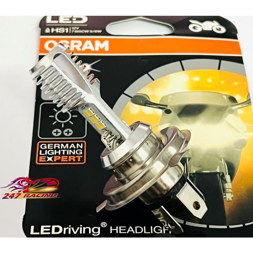 OSRAM H4 Led Headlight with 6 Led Hearts for All Types of Motorcycles ...