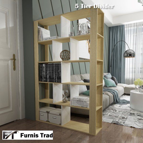 ⭐【Ready Stock】⭐ Furnis Furniture ⭐5 Tier Divider Storage Cabinet ...