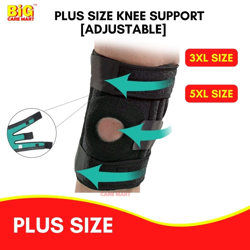 BCM Sokongan Lutut Boleh Laras Bersaiz Besar/Knee Guard Support Plus ...