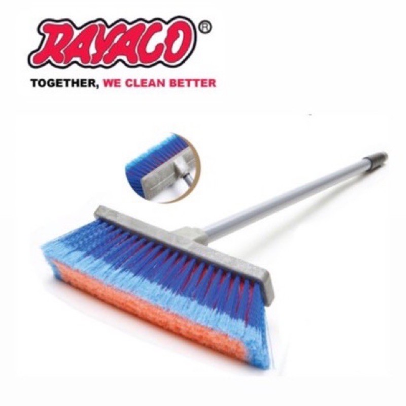 METAL HANDLE RAYACO HEAVY DUTY TRUCK BROOM / CAR WASH BRUSH - 120 ...