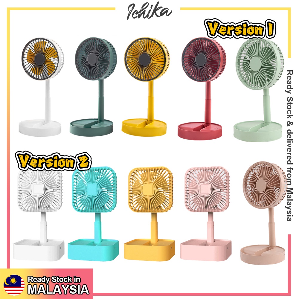 [MYSIA READY STOCK][2 DESIGN][PORTABLE MINI FAN Kipas Adjustable ...