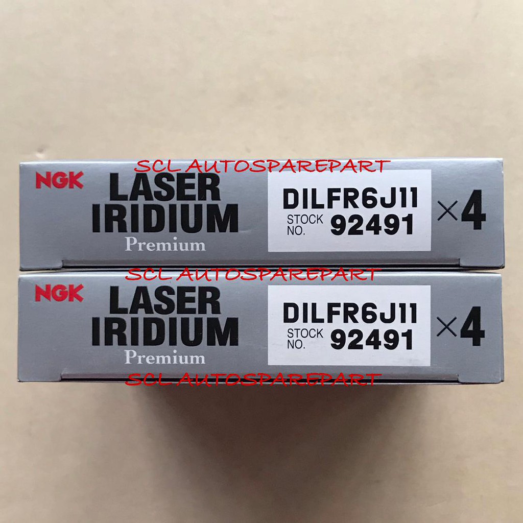 [ SCL AUTOSPARE ] DILFR6J11 NGK LASER IRIDIUM SPARK PLUG Honda Jazz ...