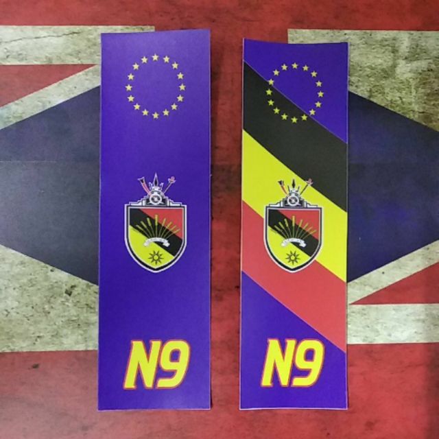 N9 N.NINE LAMBANG NEGERI SEMBILAN LOGO FLAG NEW DESIGN UV PRINTING ...