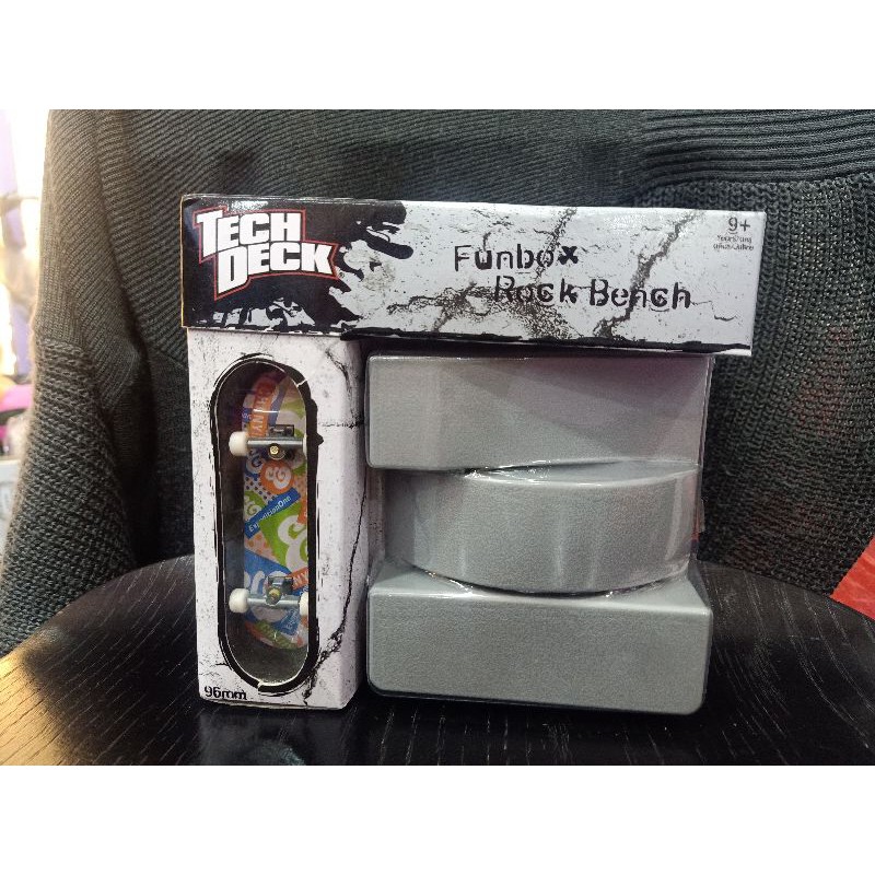 Tech deck fun box rock bench hand play skateboard kids toys | Shopee ...
