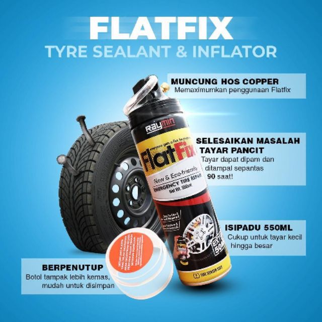 Flat Fixx penyelesaian bagi masalah tayar bocor di tengah jalan ...