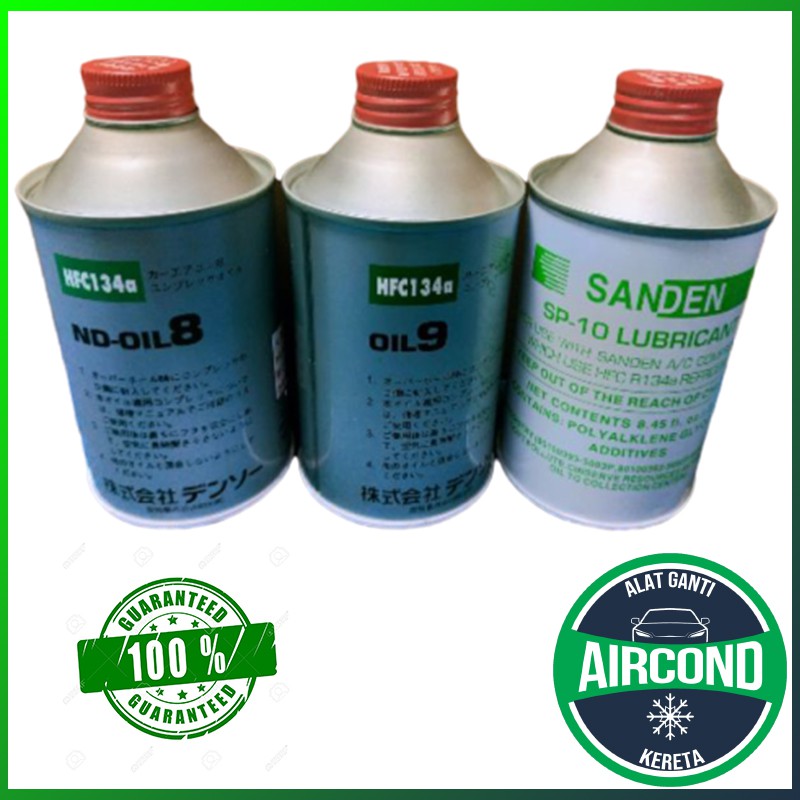 💯100% ORIGINAL💯 R134a ND - OIL 8 250CC r134 COMPRESSOR OIL (1BTL) (CAN ...