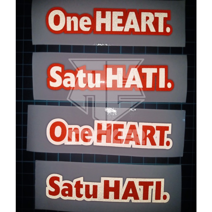 sticker HONDA ONE HEART & SATU HATI | Shopee Malaysia