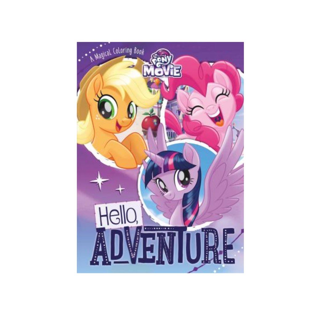 My Little Pony Hello Adventures Coloring Book | Buku Mewarna Pony ...