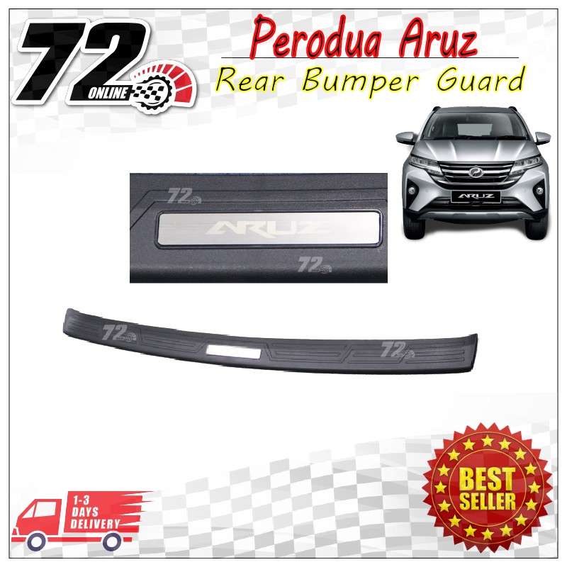 Perodua Aruz ABS Rear Bumper Guard Protector (1pcs) | Shopee Malaysia