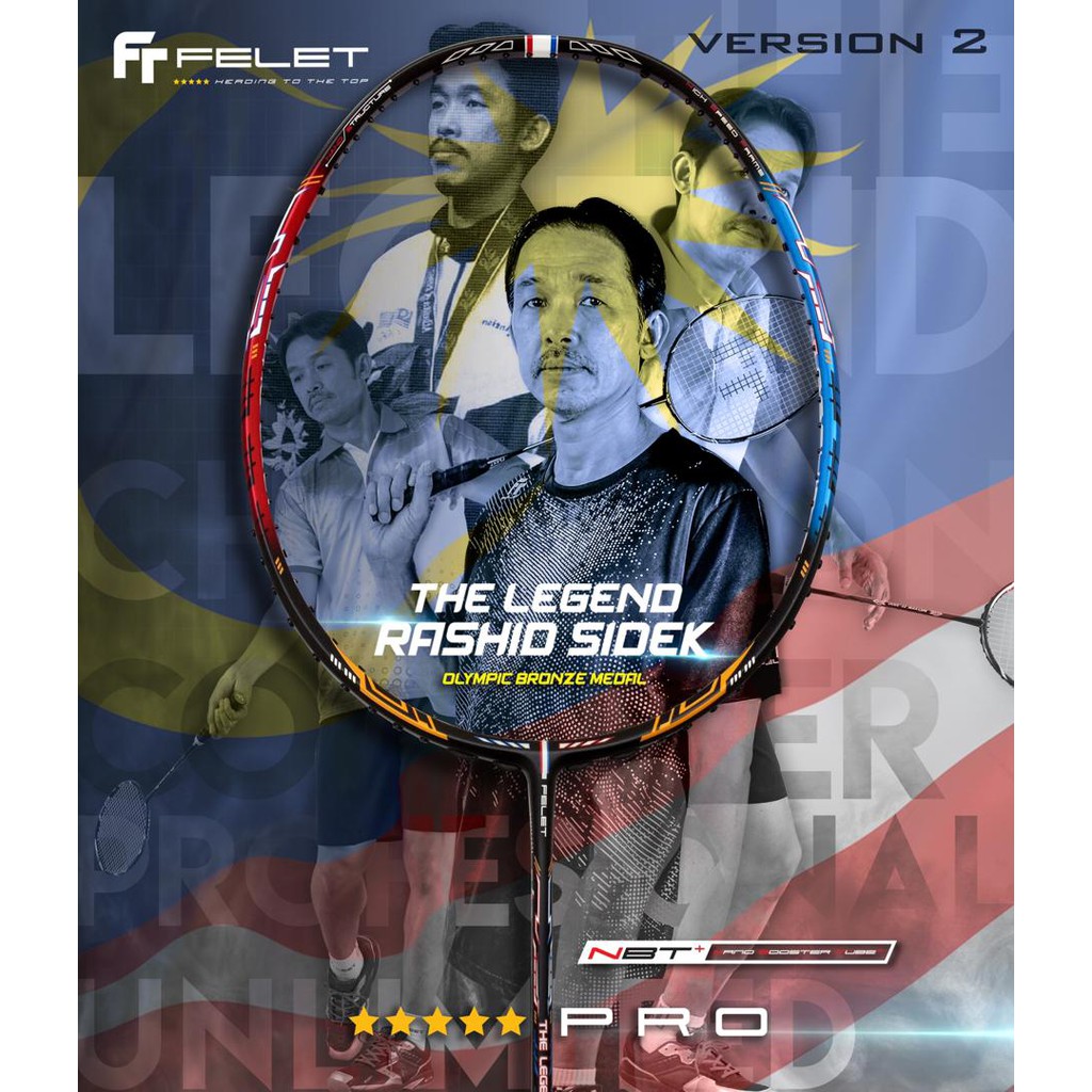 *ORIGINAL* FELET THE LEGEND RASHID SIDEK LIMITED Badminton Racket ...
