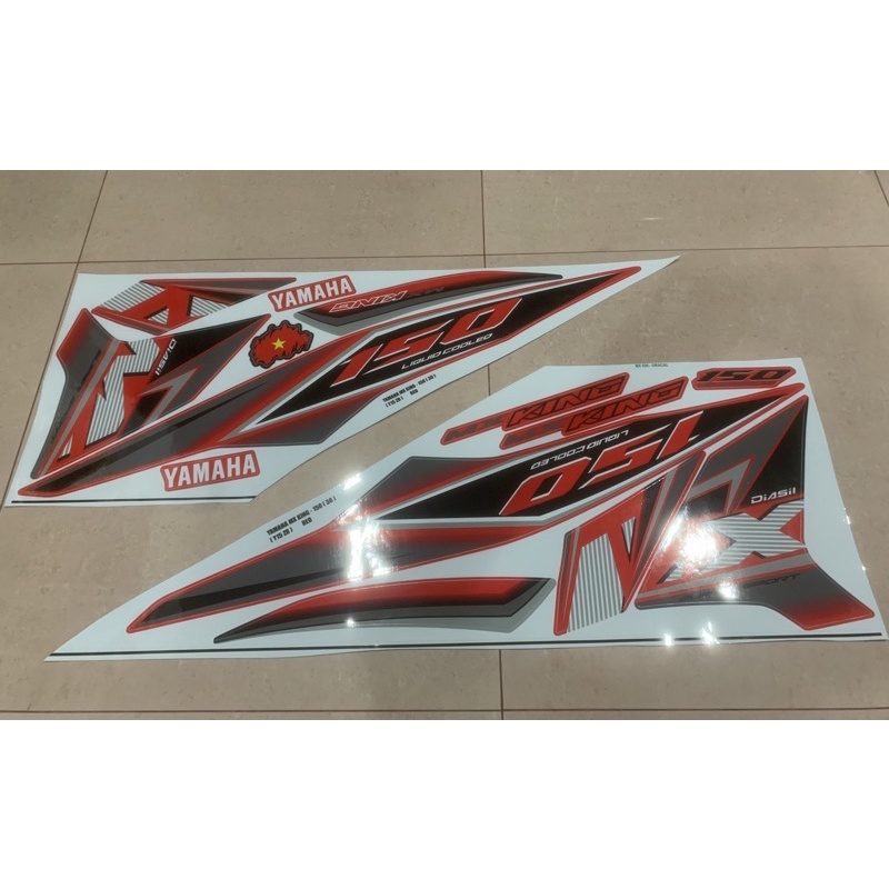 YAMAHA Y15 Y15ZR MX KING CUSTOM DESIGN VIETNAM ( 30 ) BODY STICKER ...
